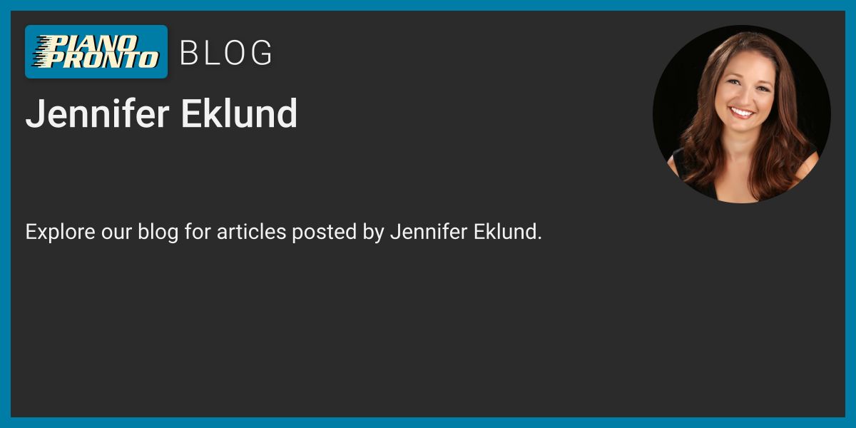 Jennifer Eklund | Page 18 | Piano Pronto Publishing